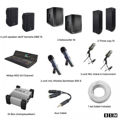 Sound System 3000 Watt